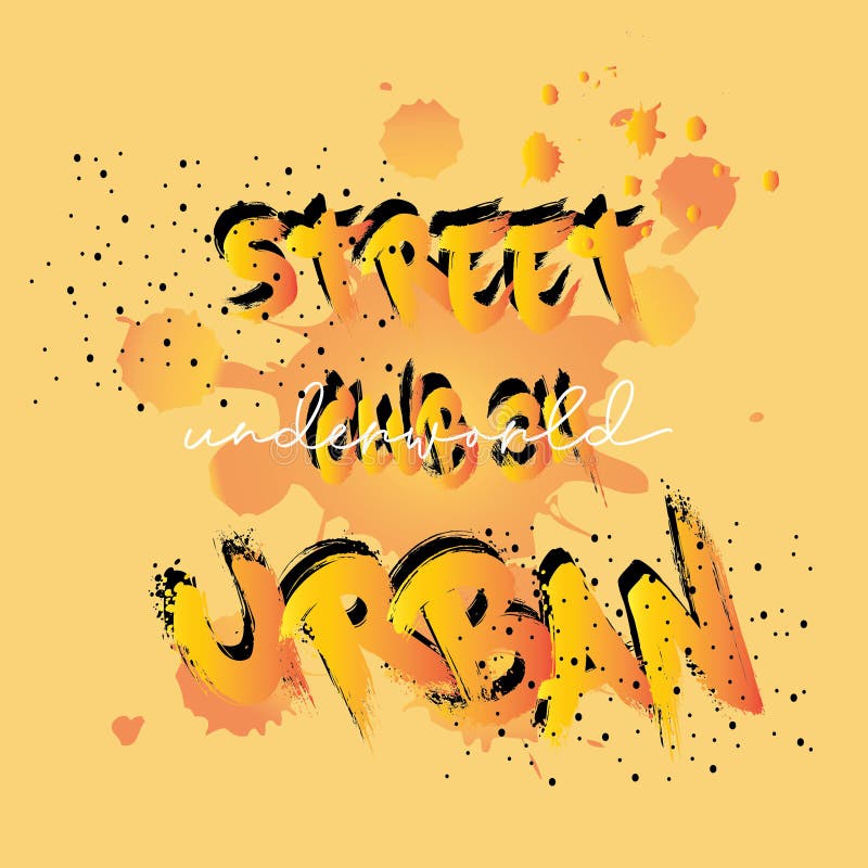 Urban Underworld Text Design Stock Illustrations – 2 Urban Underworld ...