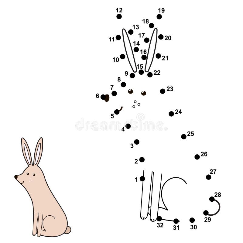 Connect the Dots and Draw a Funny Unicorn Cat. Numbers Game for ...