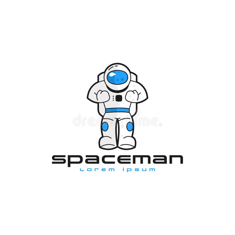 Spaceman Logo . Astronaut Logo Template Stock Illustration ...