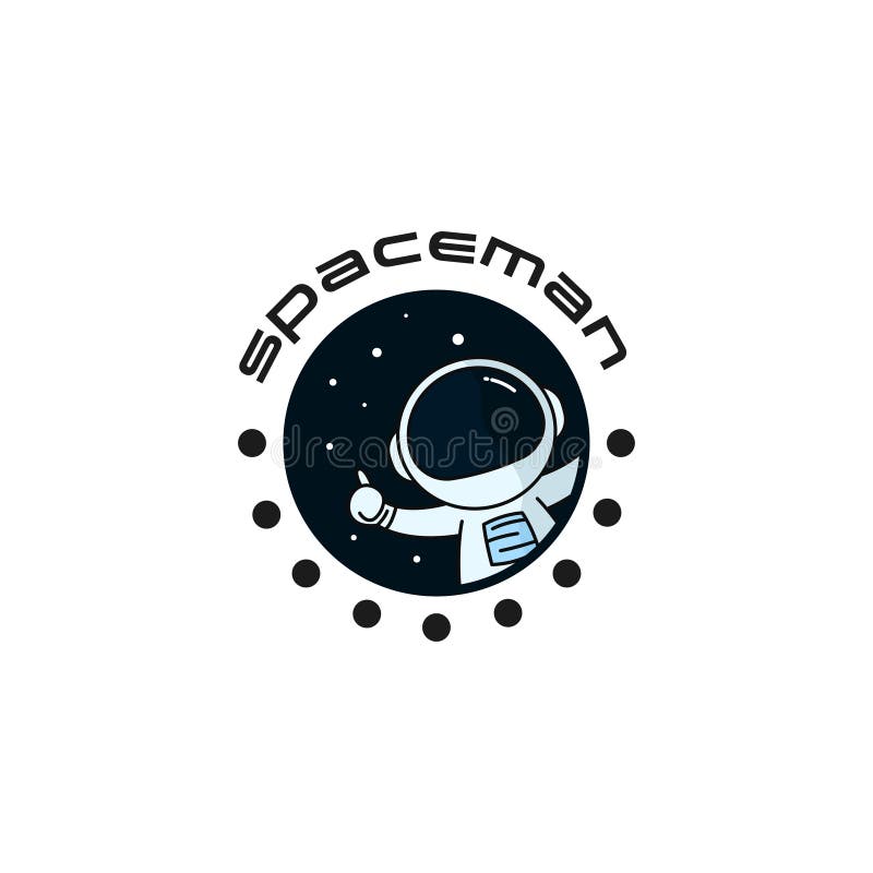 Spaceman Logo . Astronaut Logo Template Stock Illustration ...