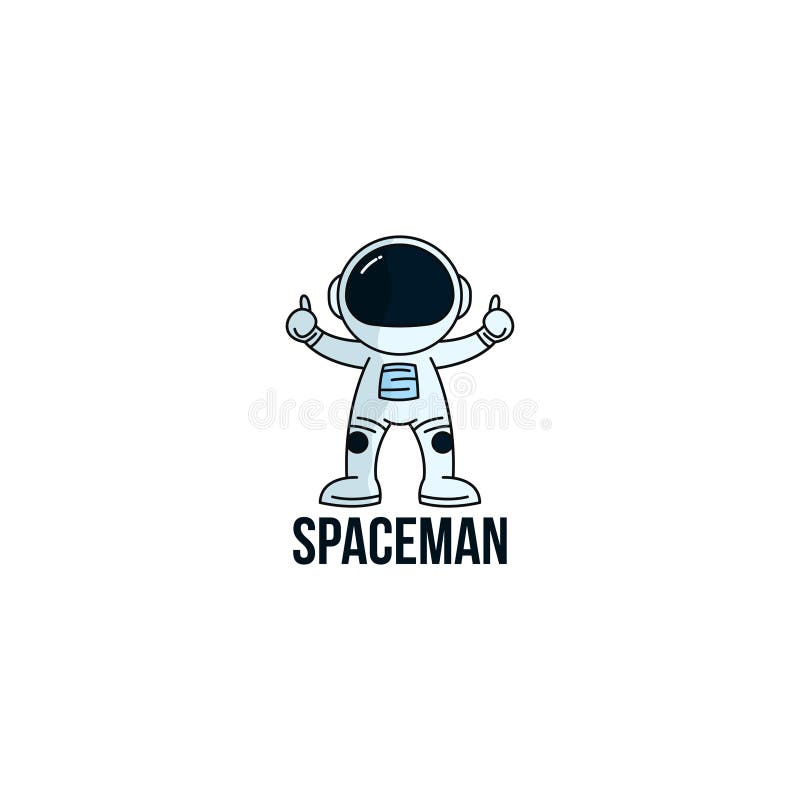 Spaceman Logo Vector. Astronaut Logo Template Stock Vector ...