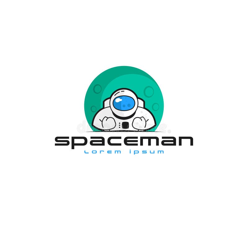 Spaceman Logo Vector. Astronaut Logo Template Stock Vector ...