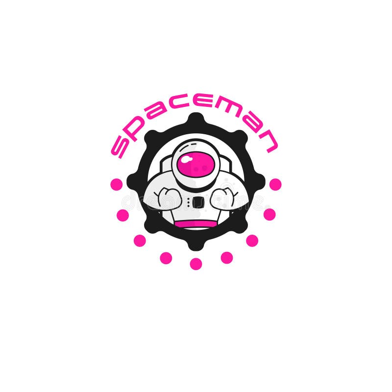 Spaceman Logo . Astronaut Logo Template Stock Illustration ...