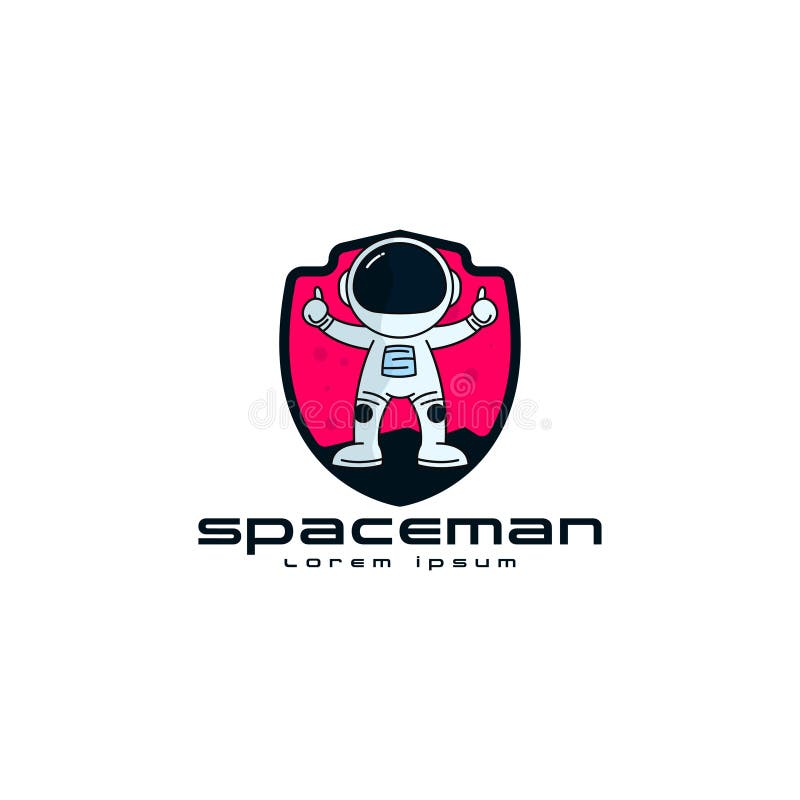 Spaceman Logo . Astronaut Logo Template Stock Illustration ...