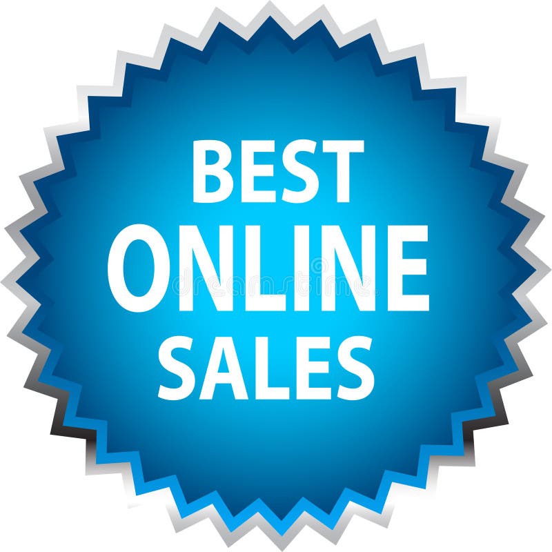 Best Online Sale Web Button Classic Blue Button White Background Stock ...