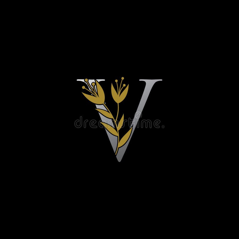 Gold V Letter Logo Stock Illustrations – 2,463 Gold V Letter Logo Stock ...