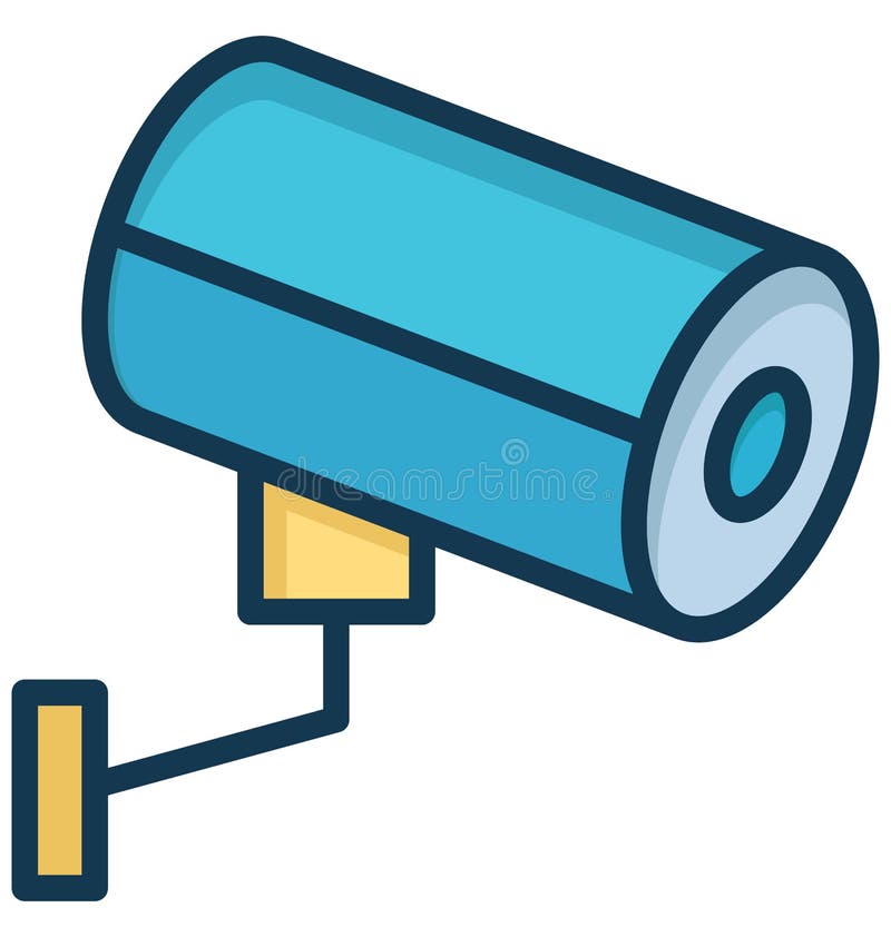 Ccd Camera Isolated Vector Icon Which Can Easily Modify or Edit Stock ...