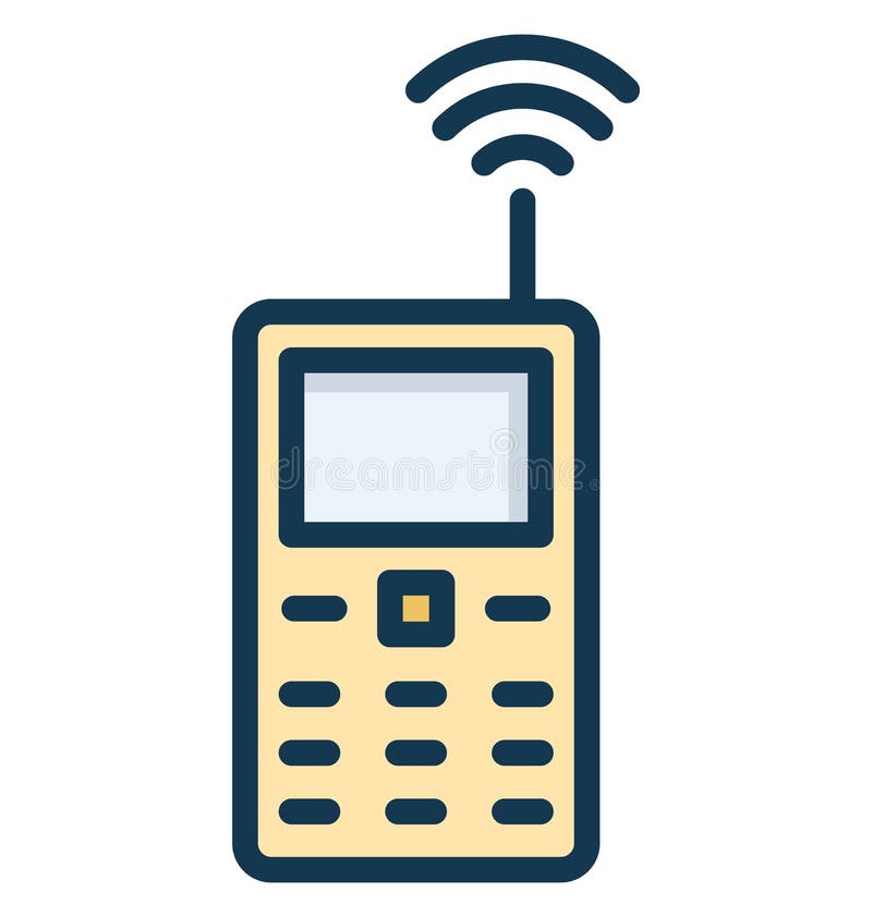 Radio Receivers Isolated Vector Icon Which Can Easily Modify or Edit ...