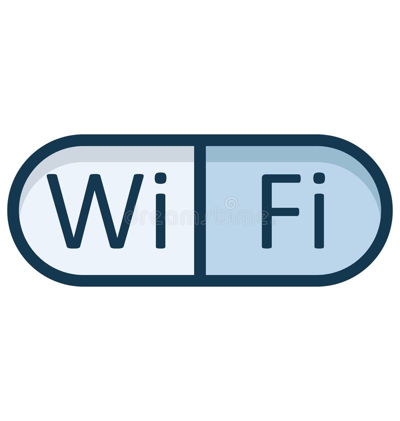 Internet Availability Isolated Vector Icon Which Can Easily Modify or ...
