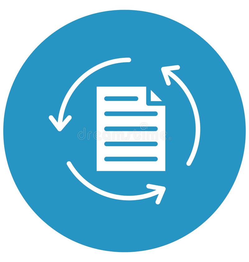 Page Refresh Isolated Vector Icon Which Can Easily Modify or Edit Stock ...