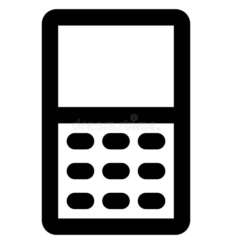 Mobile Bold Line Icon Which Can Easily Modify or Edit and Color As Well ...