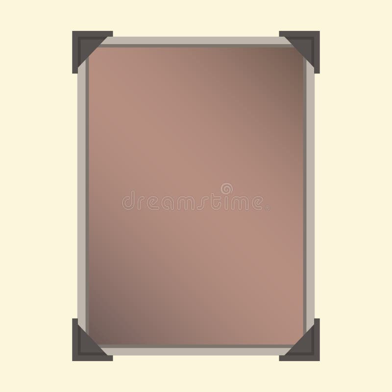 Rectangle Portrait Vintage Retro Wall Frame Design Stock Illustration ...