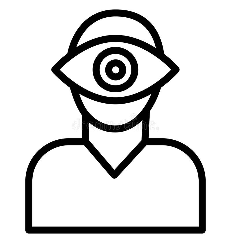 Ar Contact Lenses Isolated Vector Icon Which Can Easily Modify or Edit ...