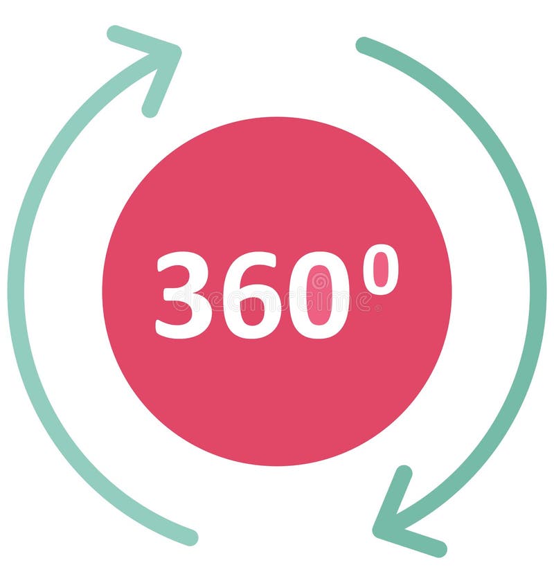 360 Degree Camera Isolated Vector Icon Which Can Easily Modify or Edit ...