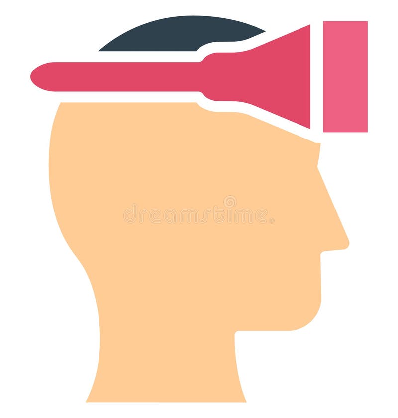 Head Mounted Display Isolated Vector Icon Which Can Easily Modify or ...