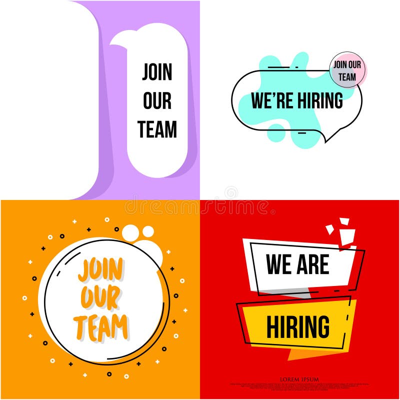 We are Hiring Vacancy Open Recruitment. Job Vacancy Banner Stock ...