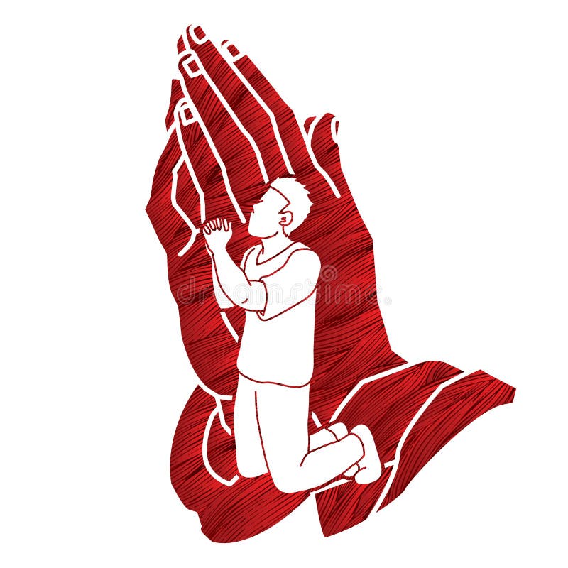 Prayer, Christian Praying ,Praise God, Worship Cartoon Graphic Stock ...