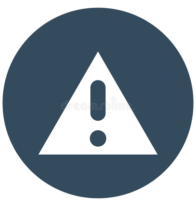 Alert Isolated Vector Icon Which Can Easily Modified or Edit Alert ...