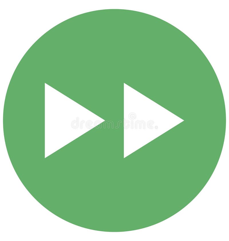 Forward Isolated Vector Icon Which Can Easily Modified or Edit Stock ...