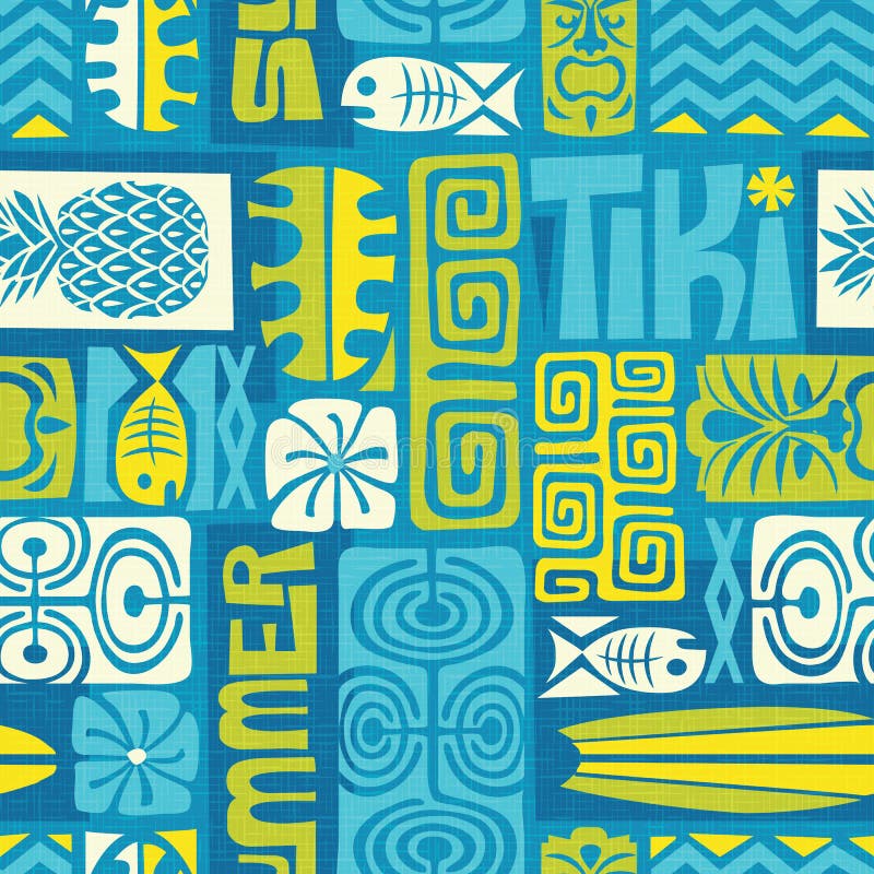 Printable Tiki Box Template