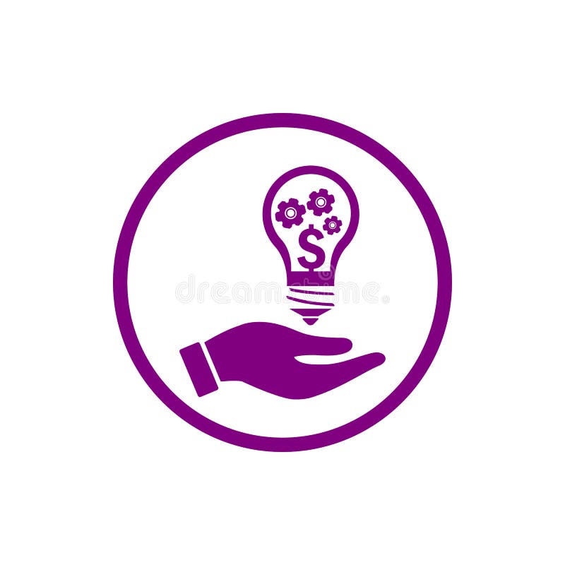 Business, Develop,setting, Innovation, Creative Idea Management Purple ...