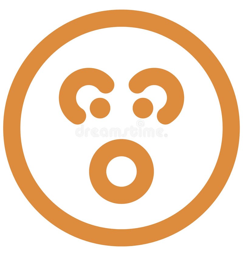 Baffled Emoticon, Stare Emoticon Vector Isolated Icon Which Can Easily ...