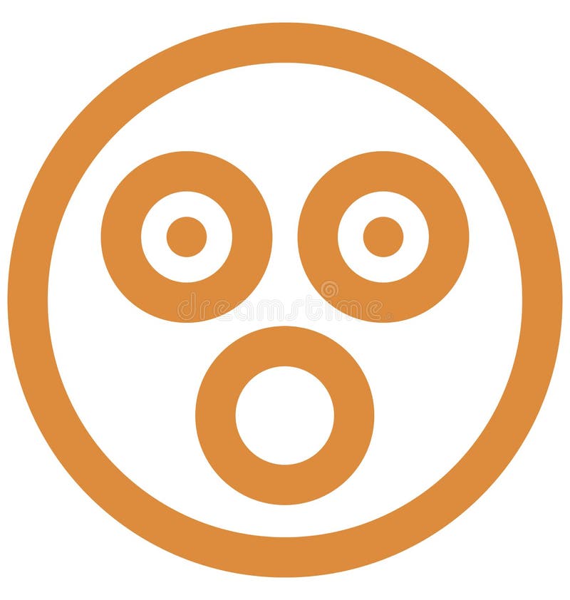 Temper, Amazed Vector Isolated Icon Which Can Easily Modify or Edit ...