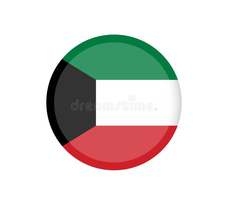 National Kuwait Flag Official Colors and Proportion Correctly. National ...