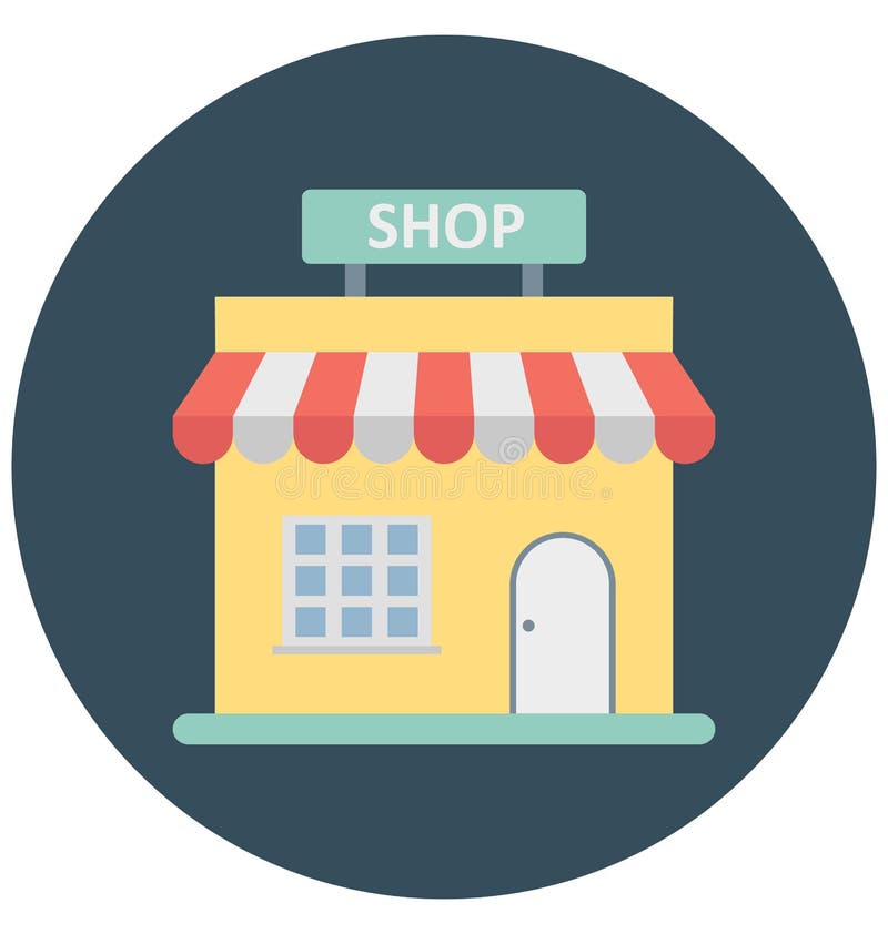 Marketplace Vector Icon Which Can Easily Modify or Edit Stock Vector ...
