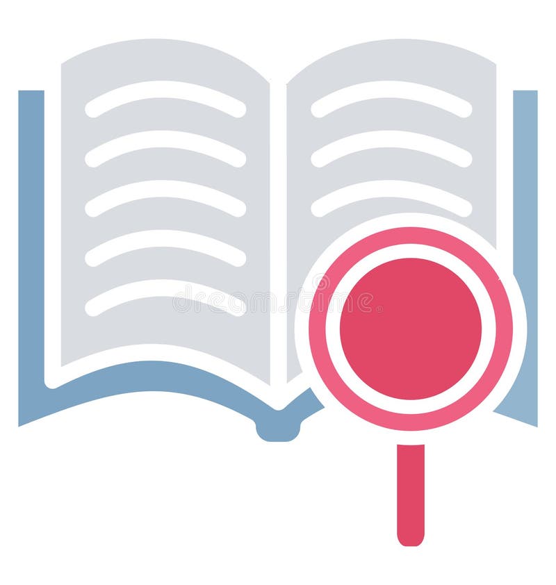 Book Scan Isolated Vector Icon Which Can Easily Modify or Edit Stock ...