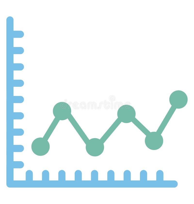 Business Graph Isolated Vector Icon Which Can Easily Modify or Edit ...