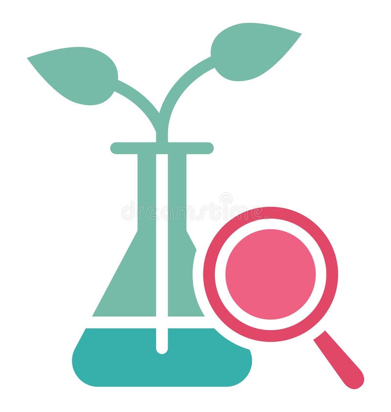 Bio Research Isolated Vector Icon Which Can Easily Modify or Edit Stock ...