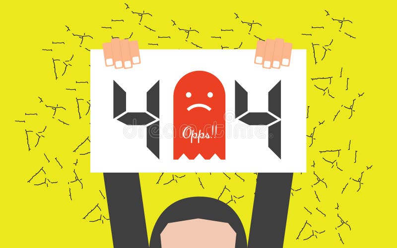 Error File Not Found Stock Illustrations – 358 Error File Not Found ...