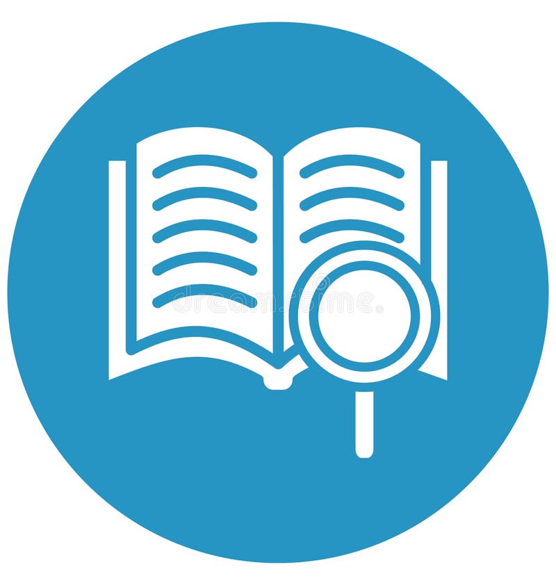 Book Scan Isolated Vector Icon Which Can Easily Modify or Edit Stock ...