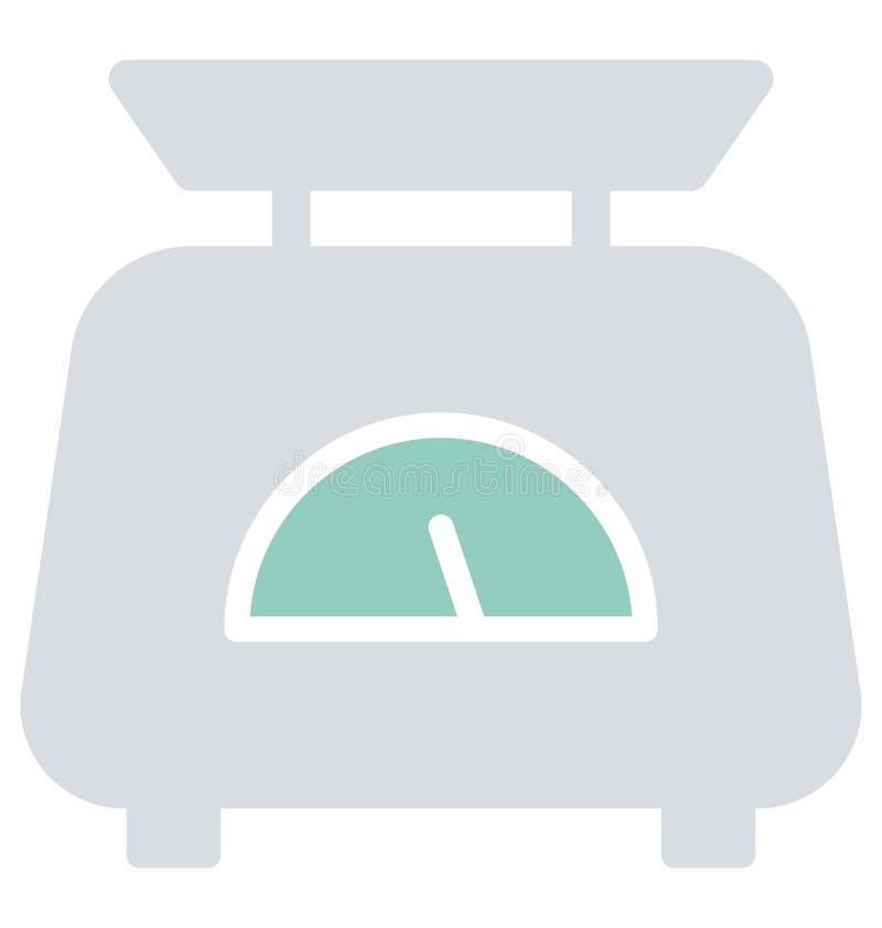 Electronic Scale Isolated Vector Icon Which Can Easily Modify or Edit ...