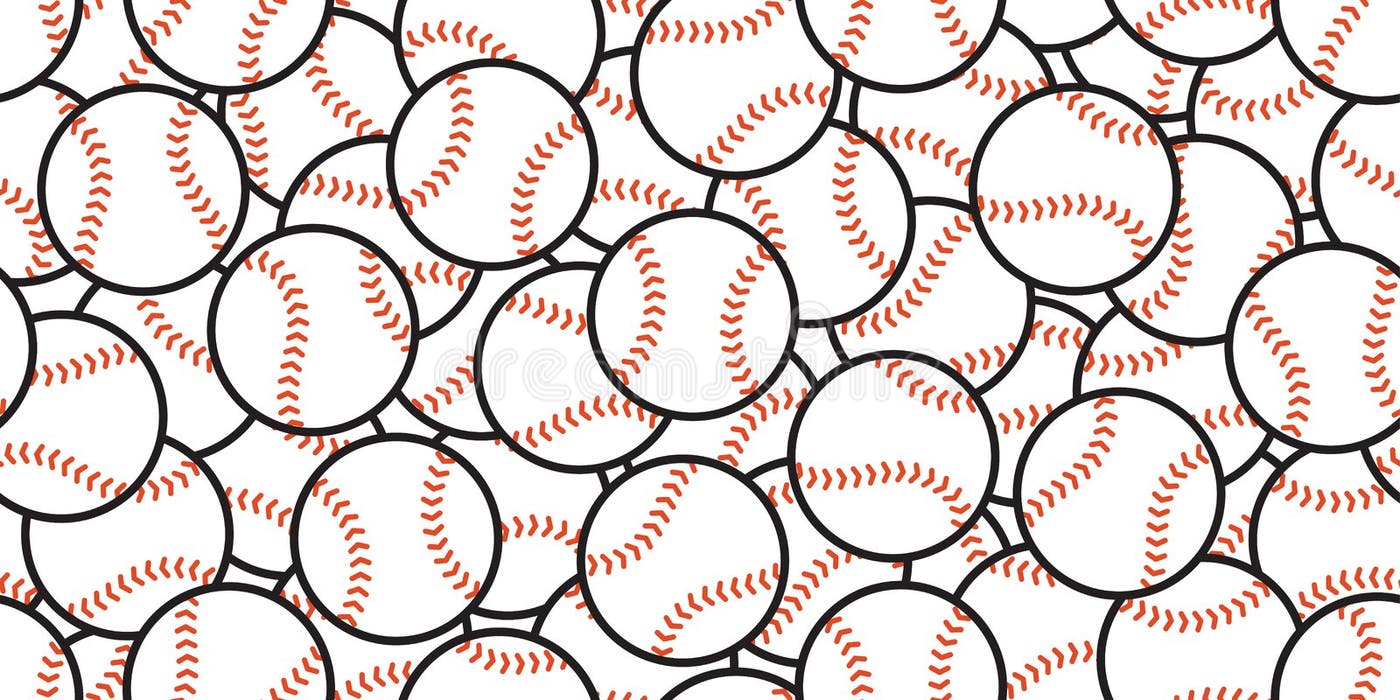 Baseball Pattern Background Stock Illustrations – 13,925 Baseball ...
