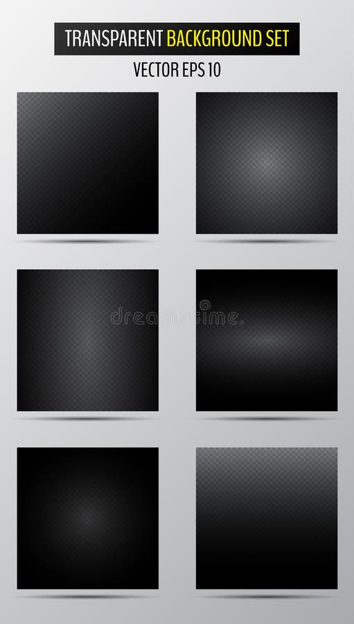 Dark Half Transparent Checkered Backgrounds Stock Vector - Illustration ...
