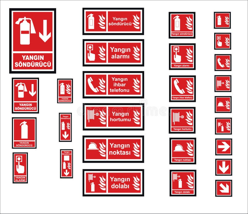 Turkish Signage Models, Hazard Sign, Prohibited Sign, Occupational ...