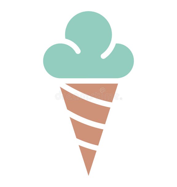 Print Cone Isolated Vector Icon Which Can Easily Modify or Edit Stock ...