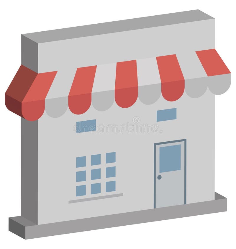 Shop Isolated Isometric Vector Icon Which Can Easily Modify or Edit ...