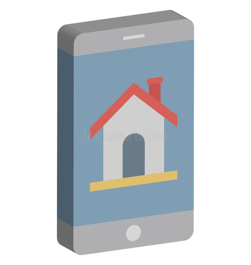 Prop Property App Isolated Isometric Vector Icon Which Canerty App ...