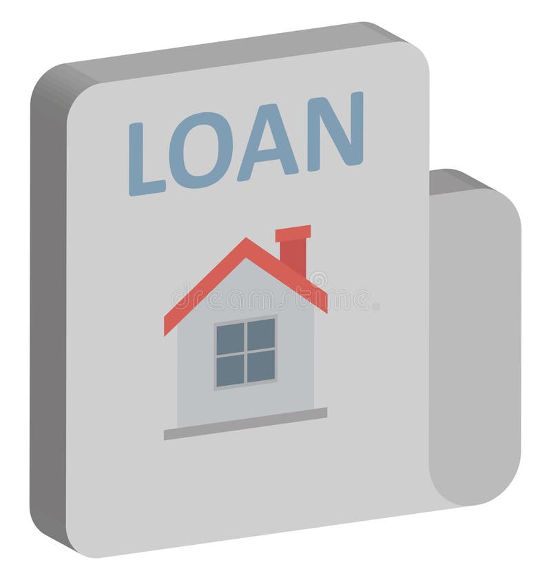 Loan, Loan Application Isolated Vector Icons Can Be Modify With Any ...