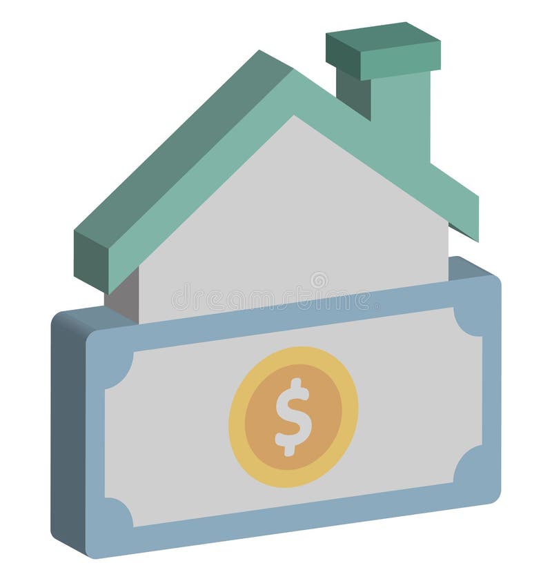 Real Estate Asset Isolated Isometric Vector Icon Which Can Easily ...
