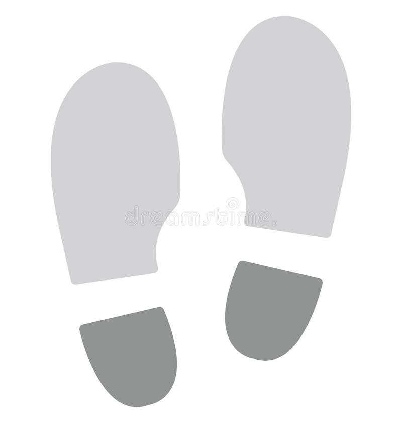 Print Footprint Isolated Vector Icon Which Can Easily Modify or Edit ...