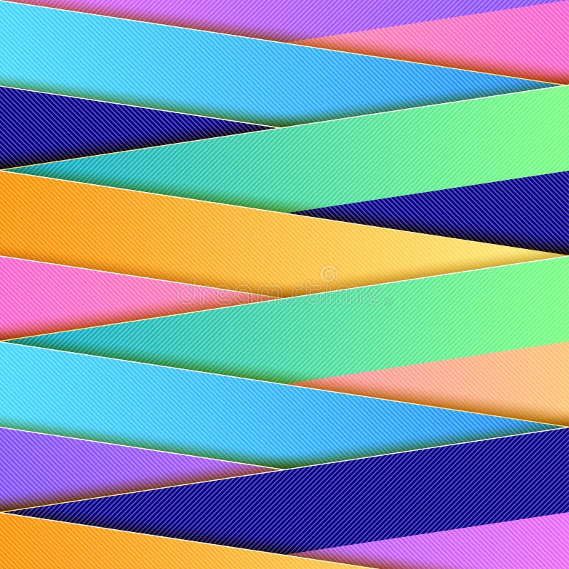 Colorful ribbon background stock vector. Illustration of shape - 145924001