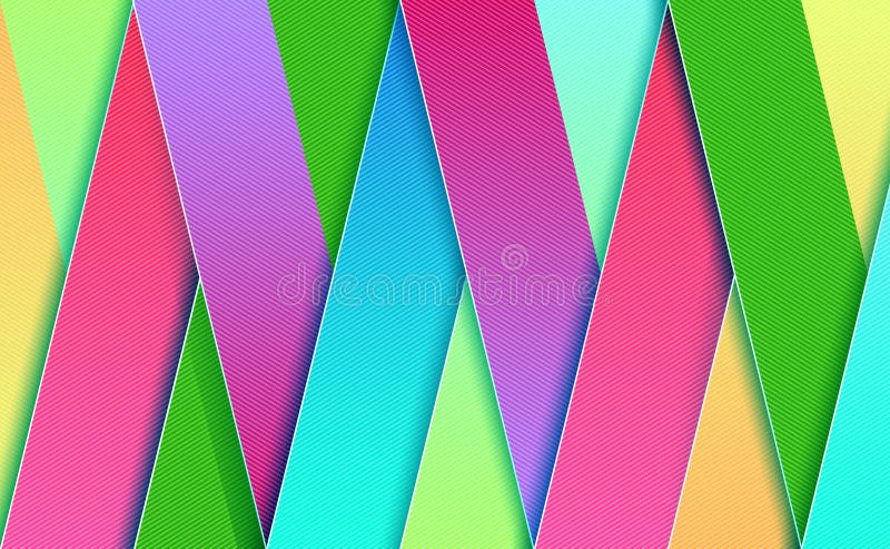 Colorful ribbon background stock vector. Illustration of shape - 145924001