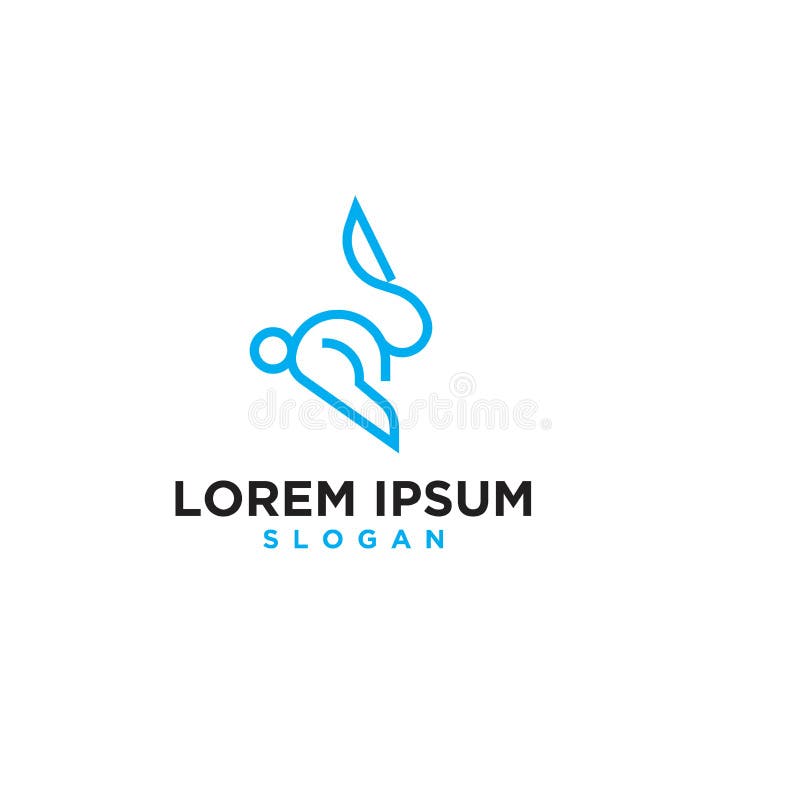 Running Rabbit Outline Stock Illustrations – 1,237 Running Rabbit ...