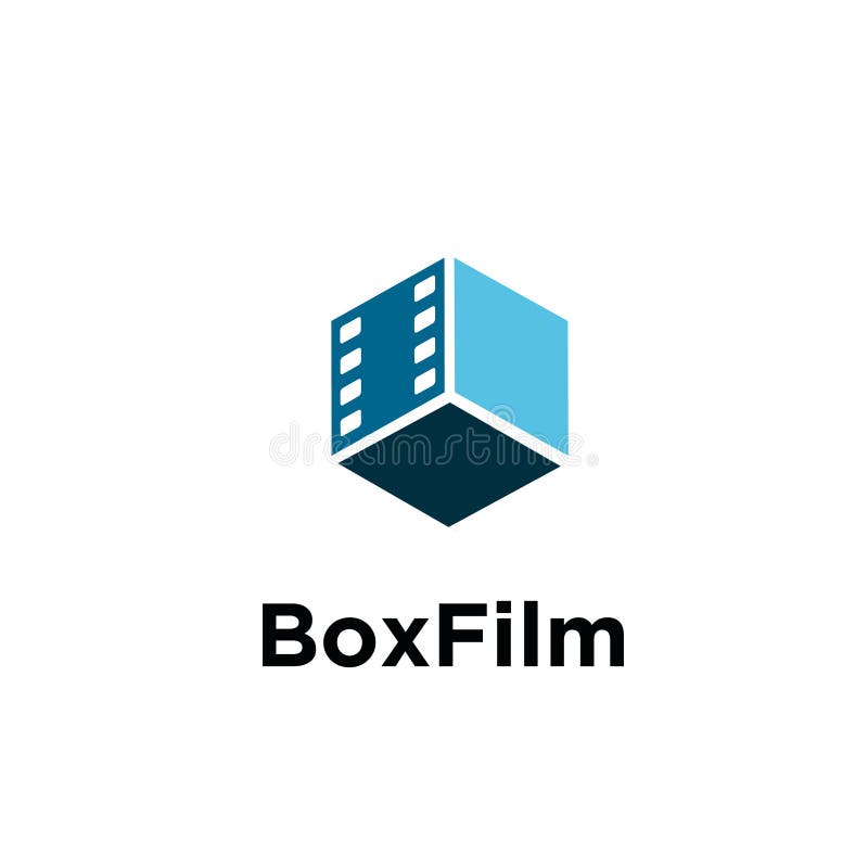 Film Box Icon Logo Vector Illustration Design Stock Illustration ...