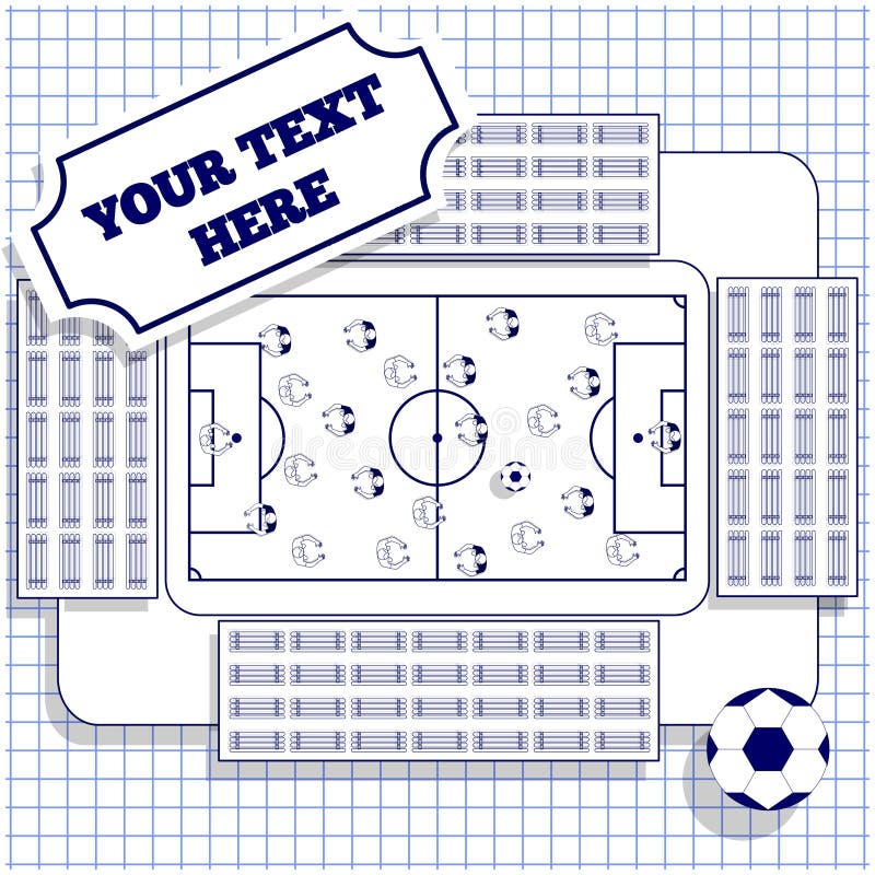Stadium Football Field Sheet Cage Stock Illustrations – 4 Stadium ...