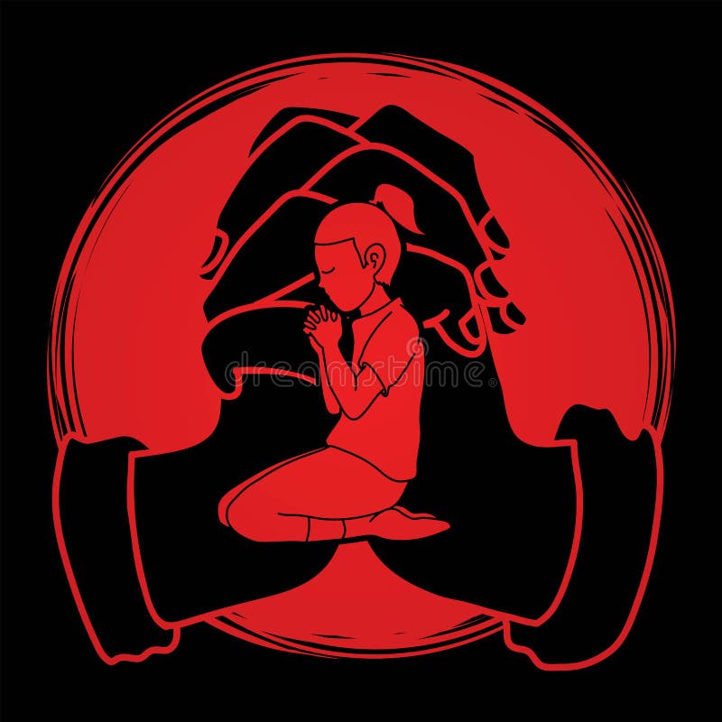 Prayer, Christian Praying ,Praise God, Worship Cartoon Graphic Stock ...